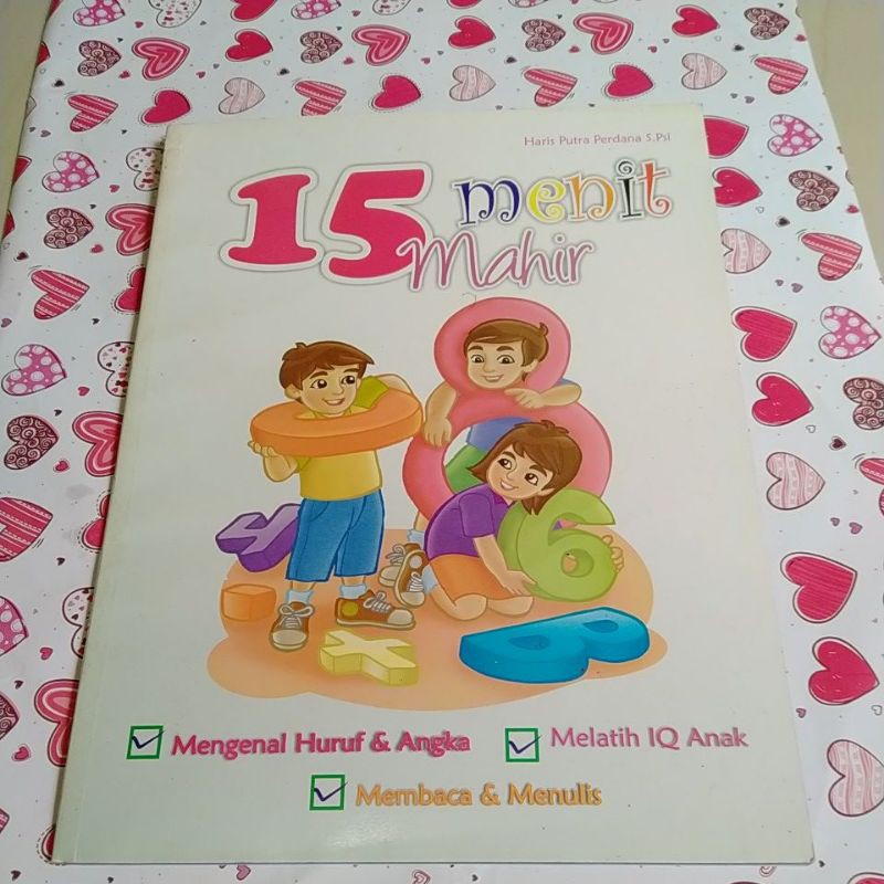 The 15 minute book is proficient in recognizing letters and numbers ...