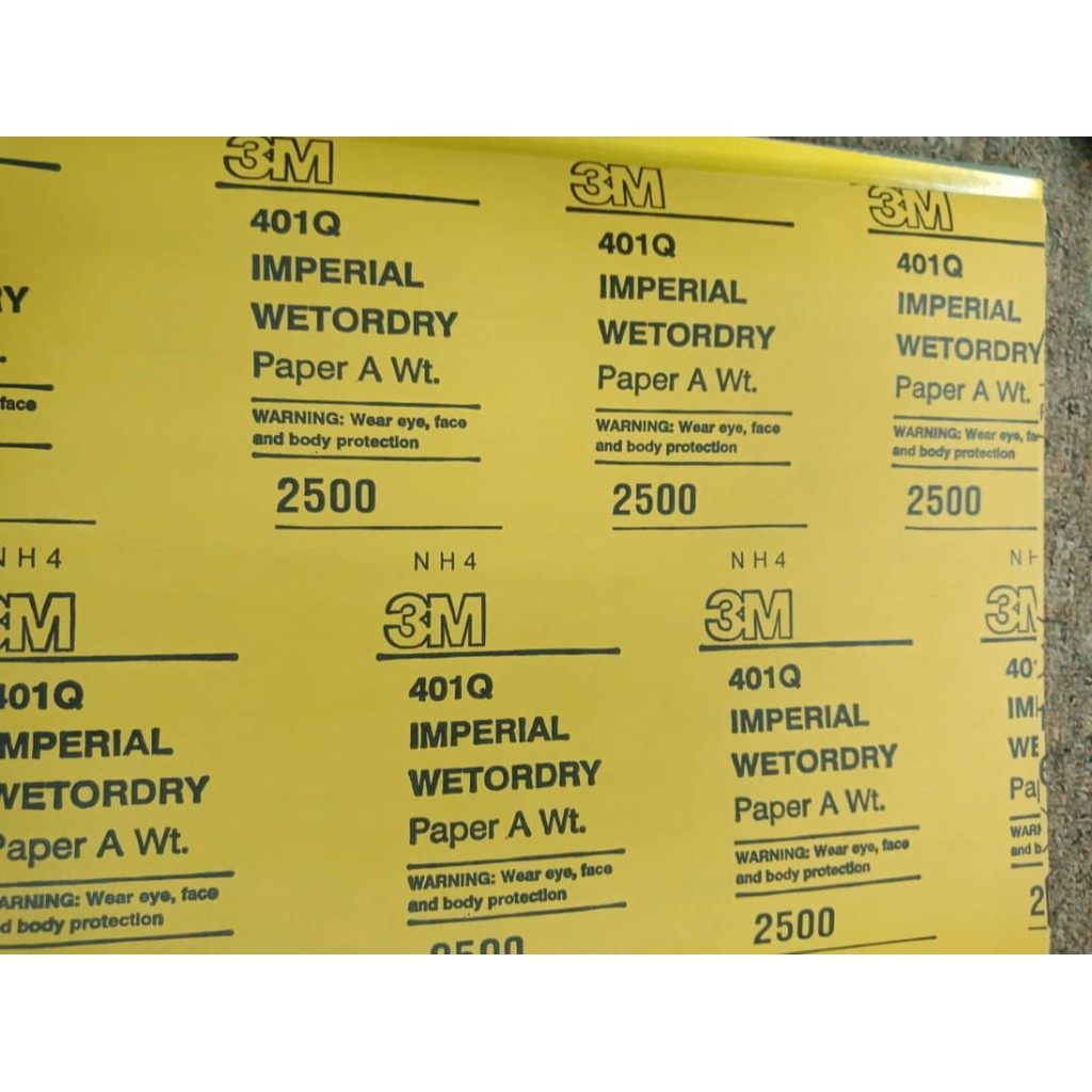 3M Sand Paper 2500( A4 Size) x 3 PCS | Shopee Malaysia