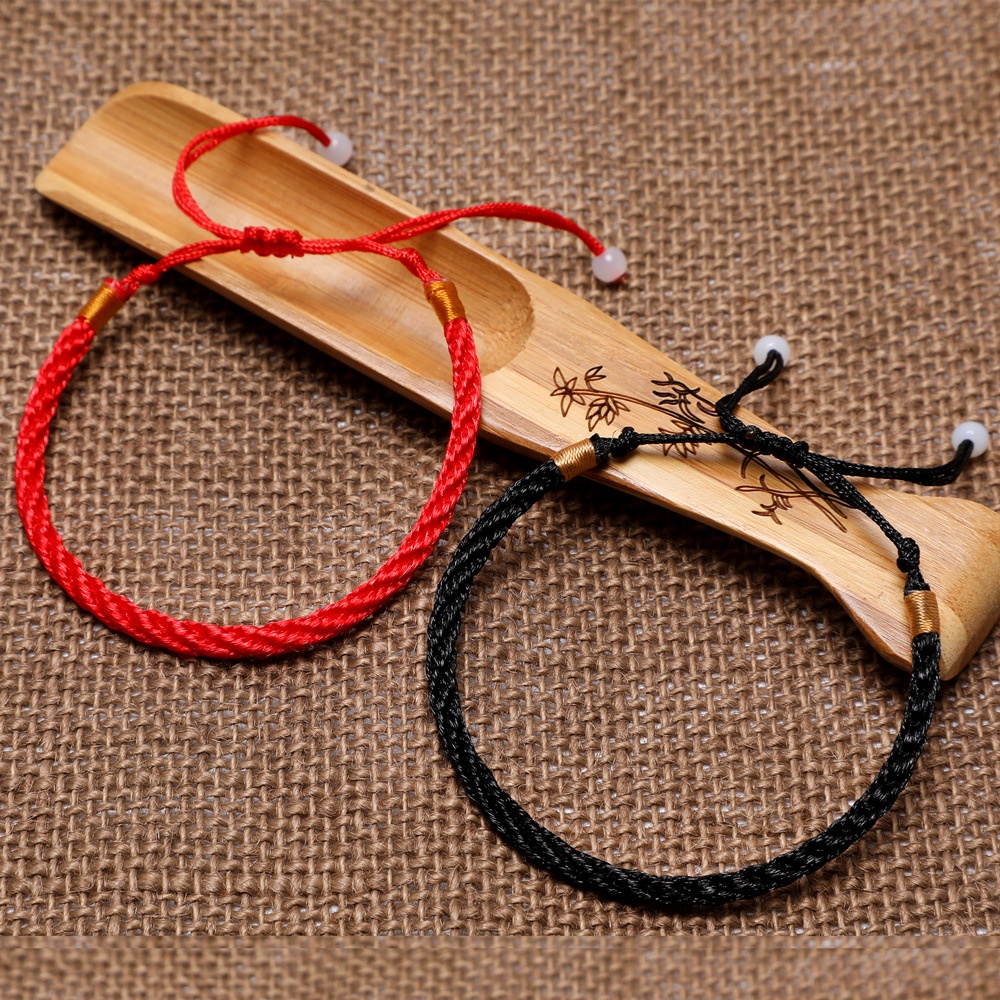 [Lucky Red String] 轉運红绳 Zodiac Year Good Luck Red String Bracelet ...