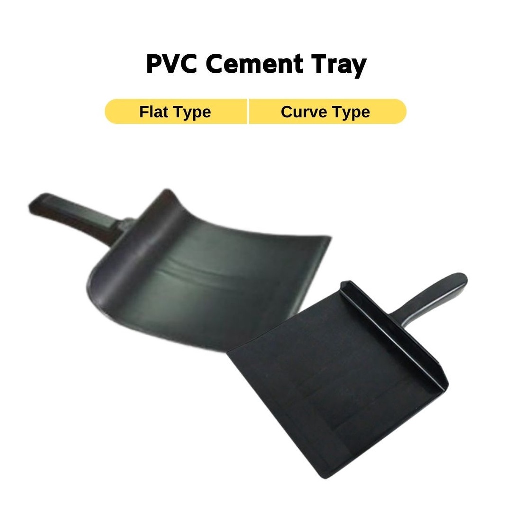 ( CURVE AND FLAT TYPE ) | PVC Cement Tray | Shopee Malaysia
