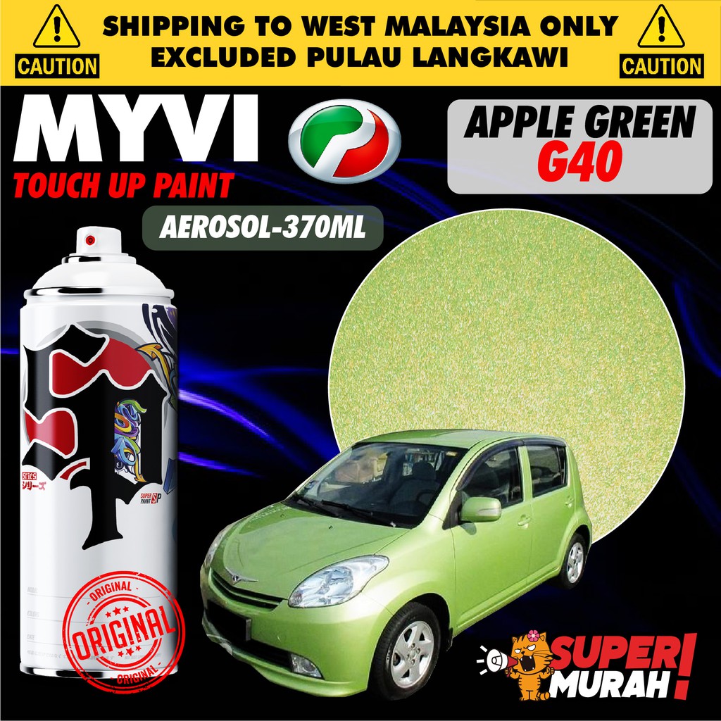 PERODUA MYVI Touch Up Paint Colors 】 Cat Aerosol Spray Bottle Cat ...
