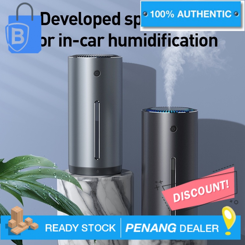Baseus Moisturizing Car Humidifier Home Office USB Ultrasonic Metal Air ...