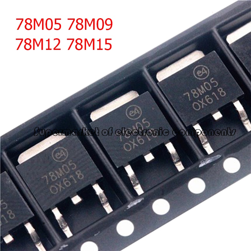 5PCS New 78M05 TO252 7805 750mA L78M05CDT 78M09 78M12 78M15 Three ...