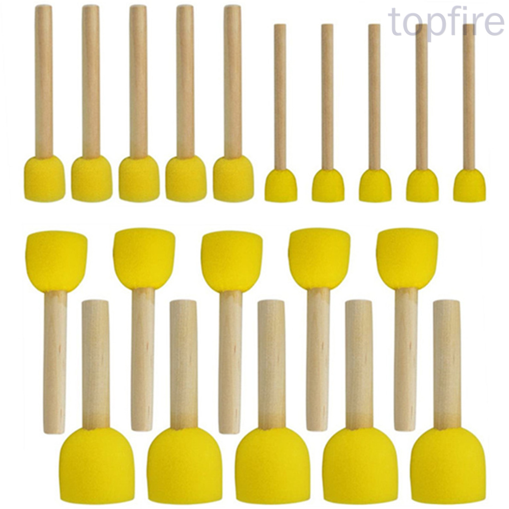 20pcs Stencil Sponge Brushes DIY Painting Sponges Children Drawing ...