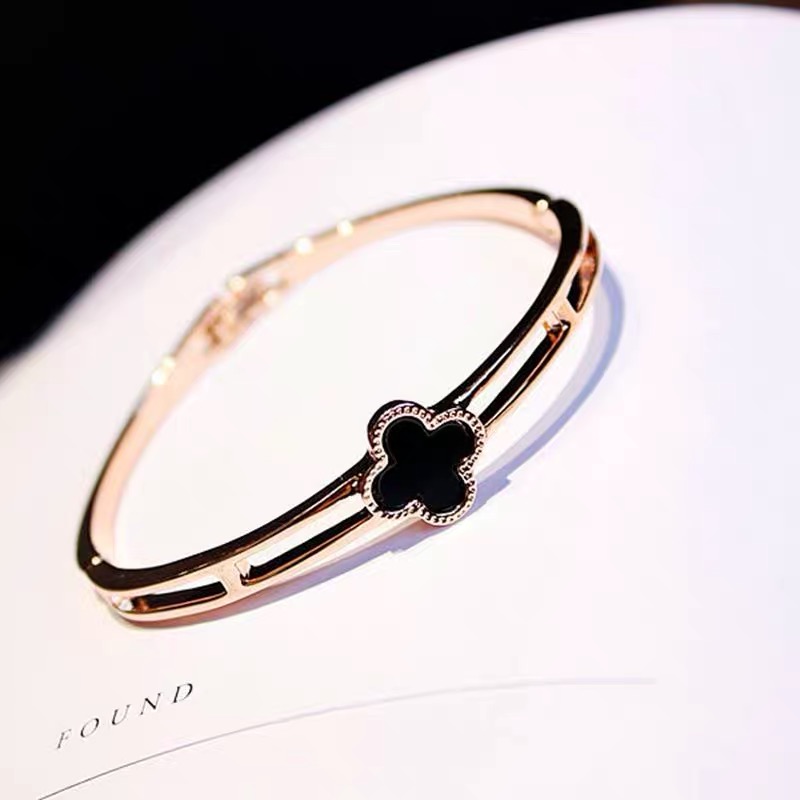 Four-Leaf Clover Bracelet Gelang Fashion Women's Bracelet Jewelry ...