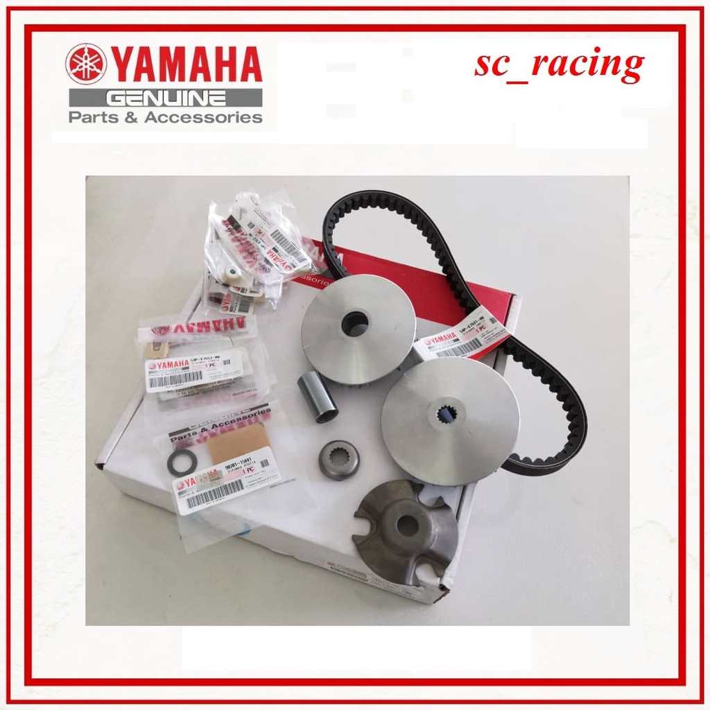 YAMAHA EGO SI / EGO S FI V BELT SET / FRONT PULLY KIT [100% ORIGINAL YAMAHA] | Shopee Malaysia
