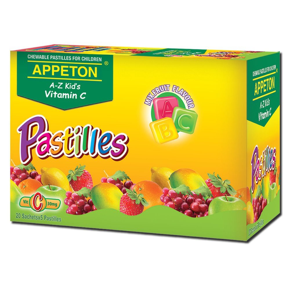 APPETON A-Z Kid’s Vitamin C 30MG PASTILLES (20's x 5's) | Shopee Malaysia