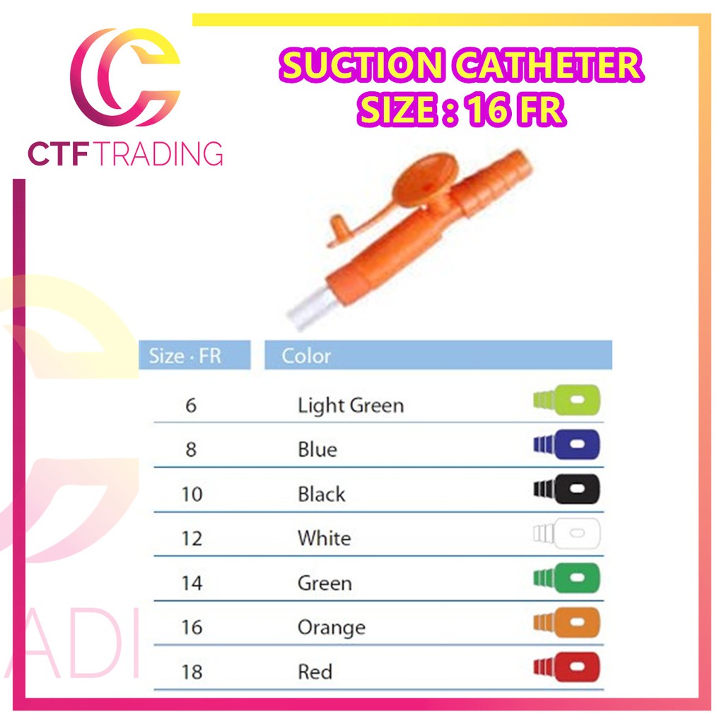 Suction Catheter ( Kateter Sedutan ) | Shopee Malaysia