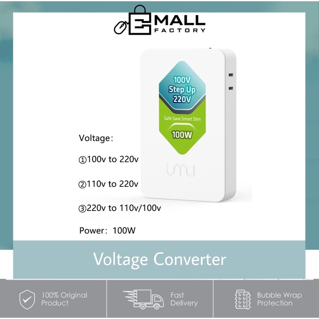 100W UMI Step-Down Transformer 220V to 110/100V Voltage Converter for ...