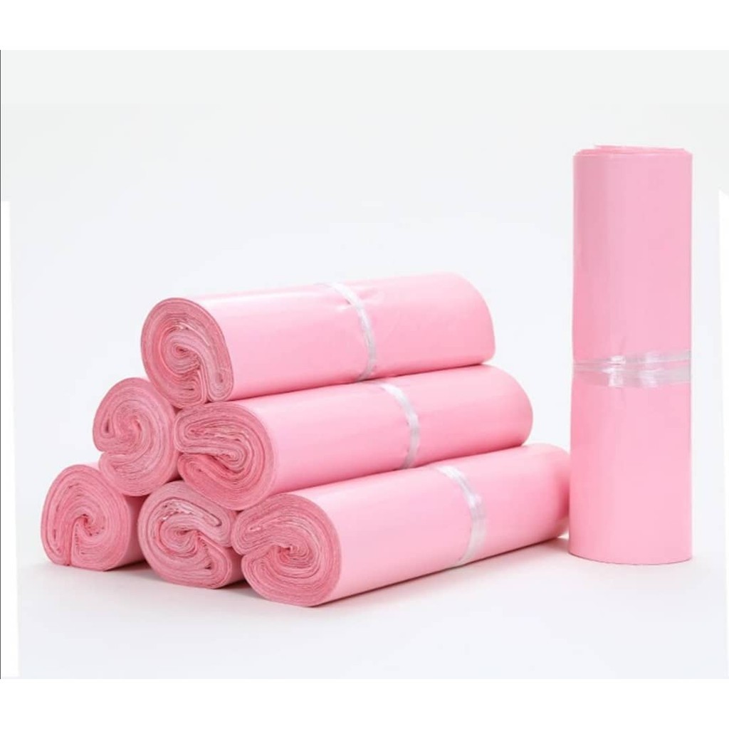Light Pink Courier Bag Flyer Bag Flyers Plastic Pos Postage Envelope ...