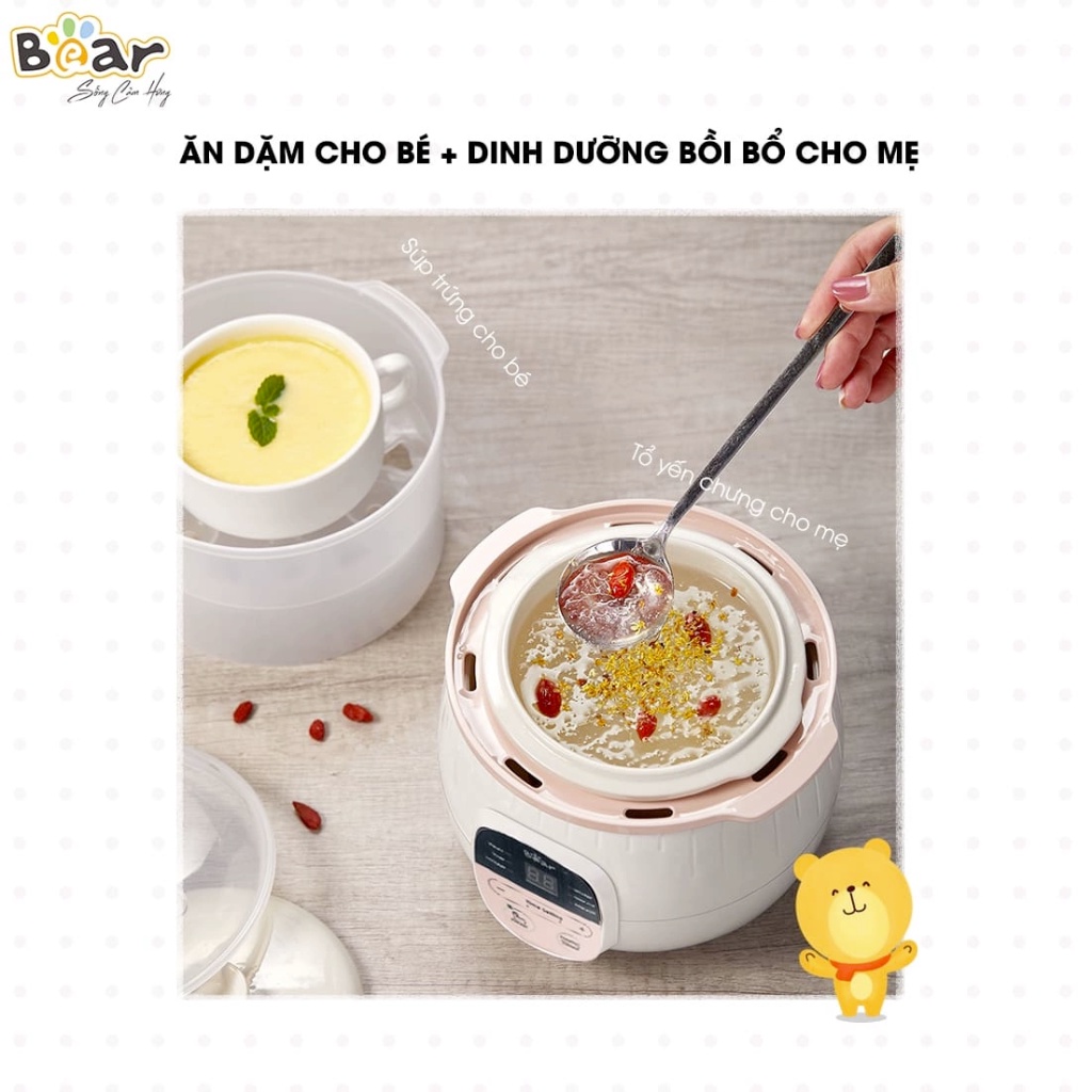 Bear electric bird's nest cooker, Genuine Bear 0.8L slow cooker ...