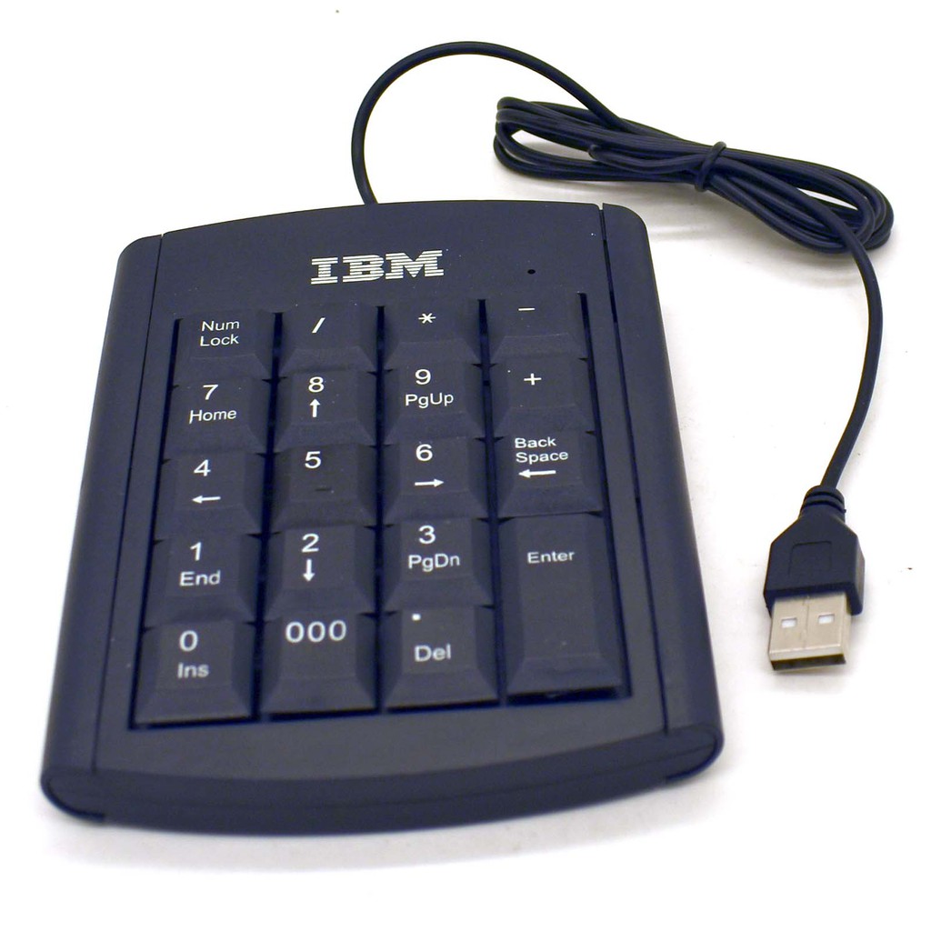 Slim Mini USB Numeric Keypad Number Keyboard Numpad Calculator ...