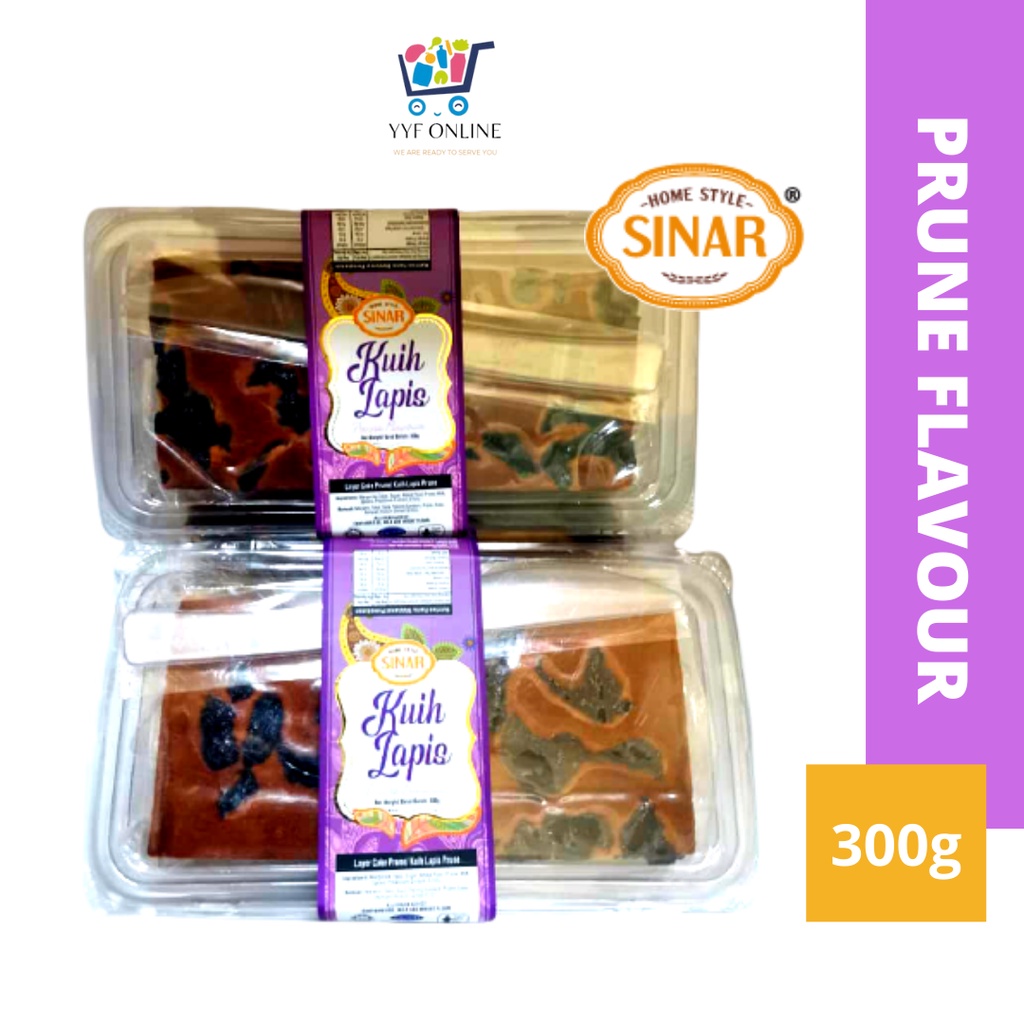 Sinar Home Style Layer Cake Prune Flavours/Kuih Lapis Prune 300g ...
