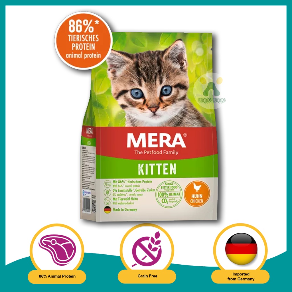 MERA Better Chicken Kitten Food/ Makanan Kucing/ Pet Food 2KG | Shopee ...