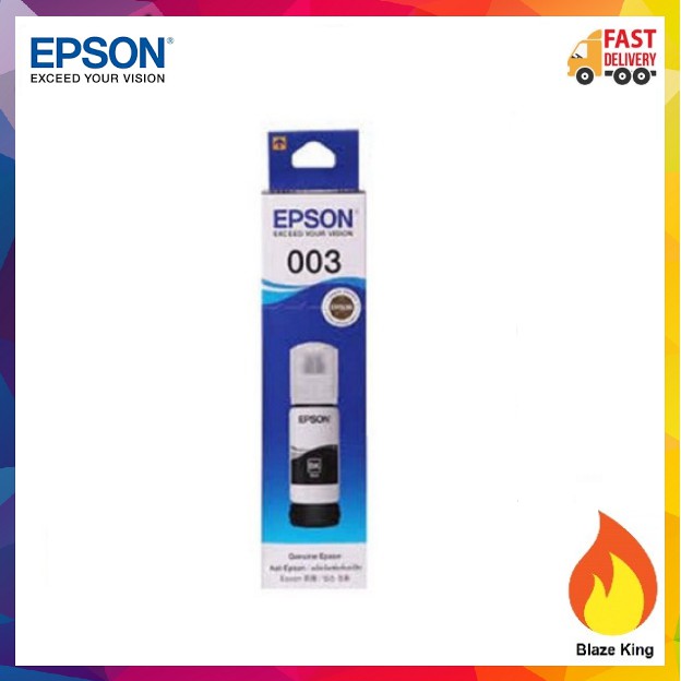 100% Original Epson 003 Ink Black color (Ready Stock) | Shopee Malaysia