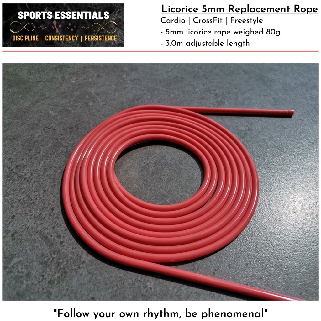Own Your Rhythm 5mm Licorice Rope Freestyle Money Ropes Skipping Speed ...