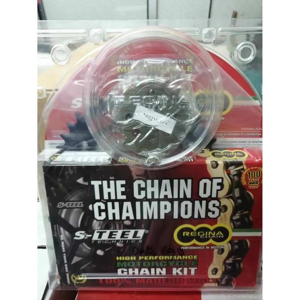 Regina Chain Sprocket & Chain kit Set Duke 690 DUKE690 | Shopee Malaysia
