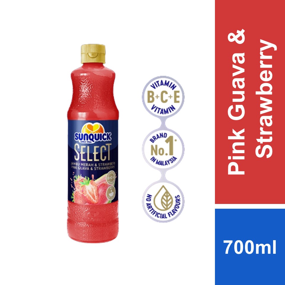 Sunquick Pink Guava & Strawberry Jumbo (700ml) | Shopee Malaysia