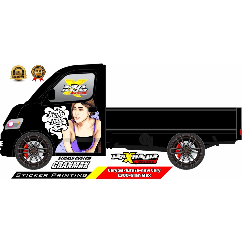 L300 SIDE DOOR STICKER / SIDE DOOR STICKER FOR ALL TYPES OF CARS CAN BE ...