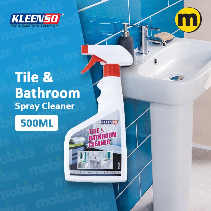 Kleenso Tile & Bathroom Spray Cleaner 500ml Anti-Bacterial Cleaner for ...