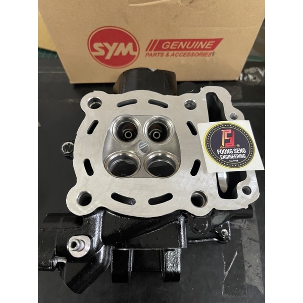 SYM VF3i 185 HEAD ONLY (OE) ORIGINAL 12200-VF3 // VF3I V1 V2 CYLINDER HEAD ONLY KOSONG [ 100% ...