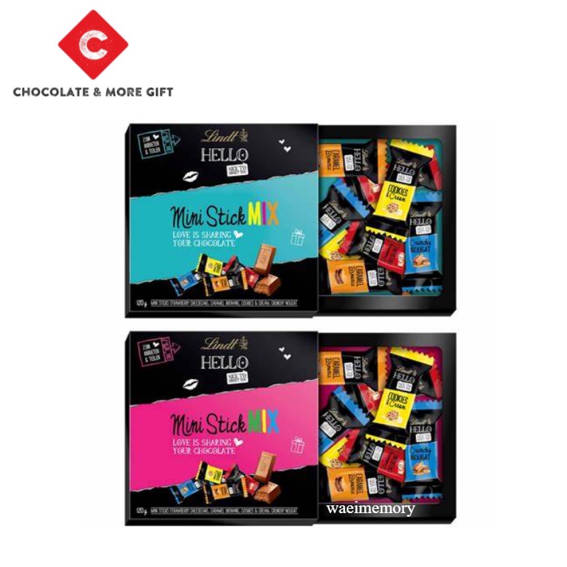 Lindt Hello Mini Stick Mix 120g (Gift Box) | Shopee Malaysia