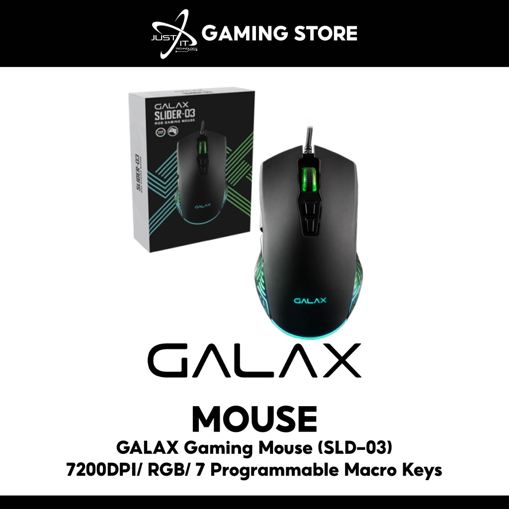 GALAX SLIDER-03 OPTICAL GAMING MOUSE (SLD-03) | Shopee Malaysia