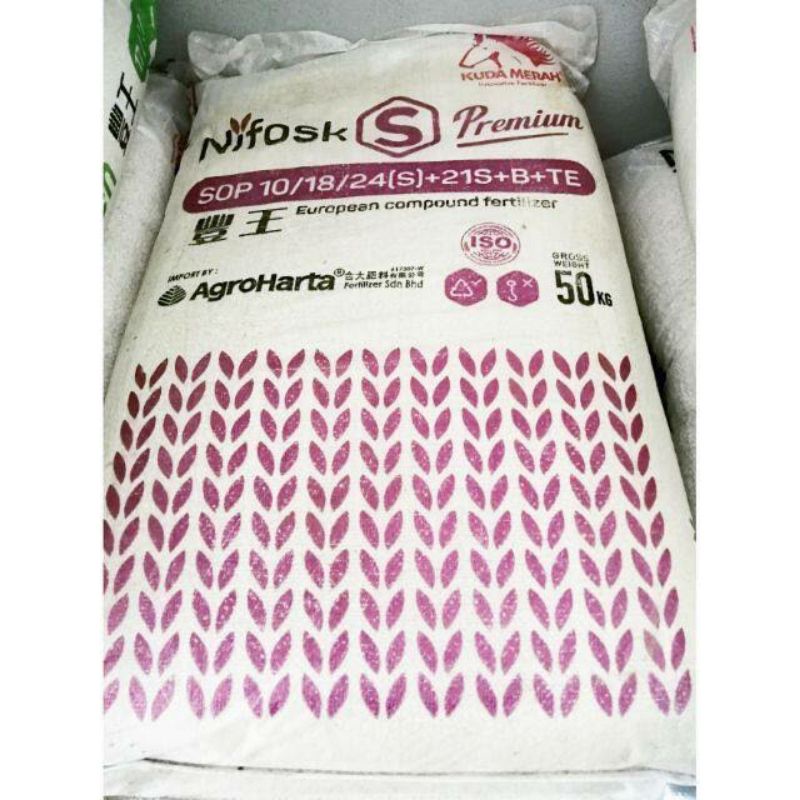 BAJA BUNGA / BUAH Nifosk S Premium SOP 10:18:24(S)+21S+B+TE Cap Kuda ...