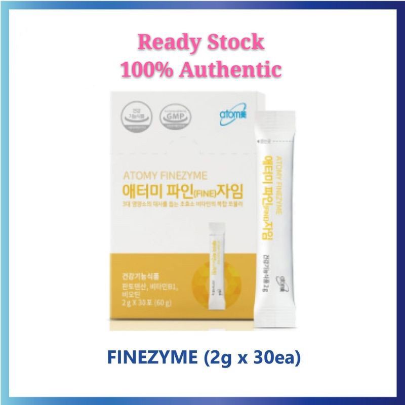 🔥READY STOCK🔥 Atomy Finezyme 艾多美 凤梨酵素 (2g*30 Packets)Atomy FINEZYME ...