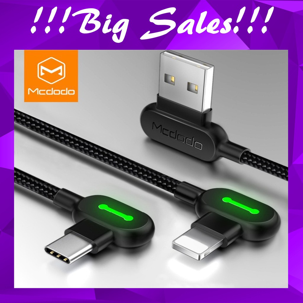 SHIP FROM KL MCDODO 100% Original 90 Degree Fast Charging iPhone ...