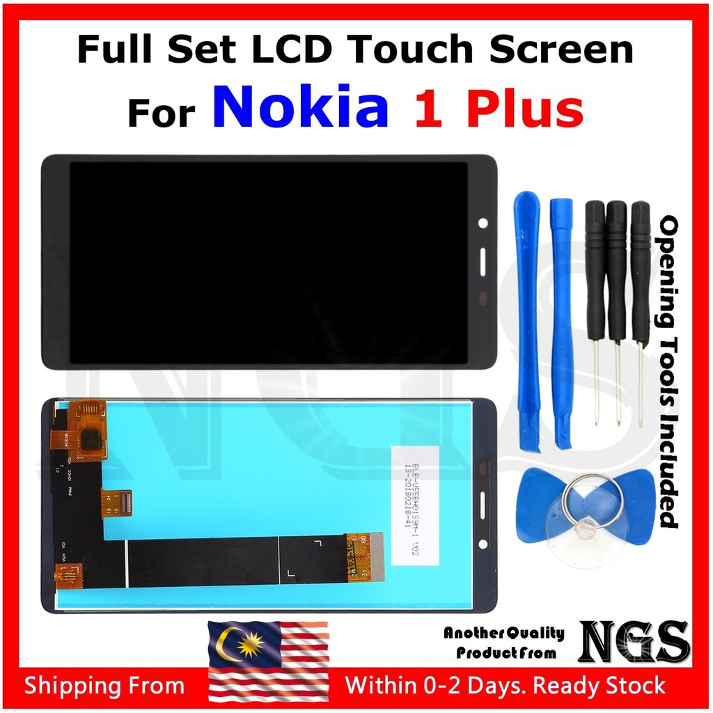 NGS Replacement LCD Touch Screen FOR Nokia 1 Plus with Opening Tools ...