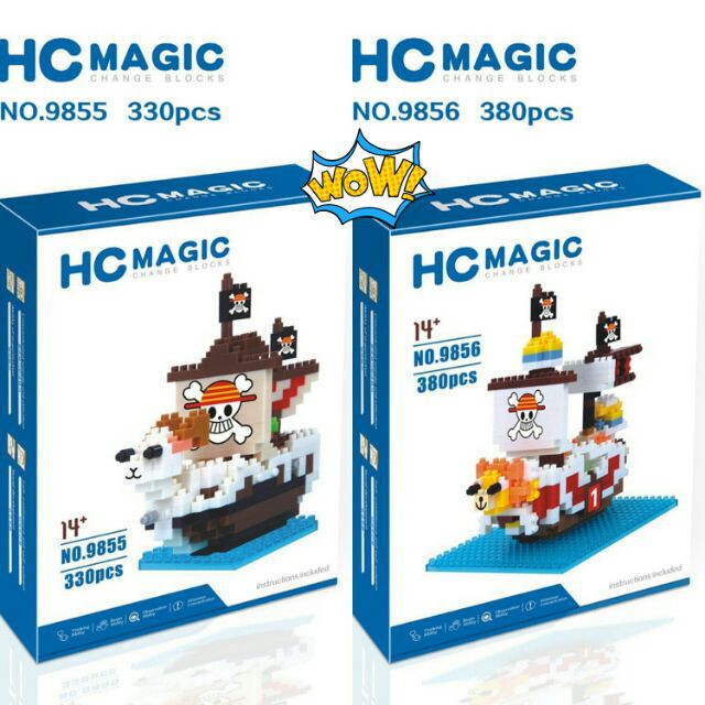 {CLEARANCE} HC MAGIC CHANGE BLOCKS -ONE PIECE THOUSAND SUNNY SHIP ...