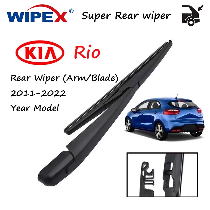 For Kia Rio Rear Wiper Assembly 11" for 2011 to 2022 model RIO ...