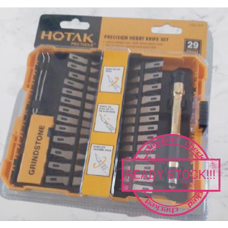 💥Ready Stock!!!💥 HOTAK Precision Hobby Knife Set (29pcs) | Shopee Malaysia