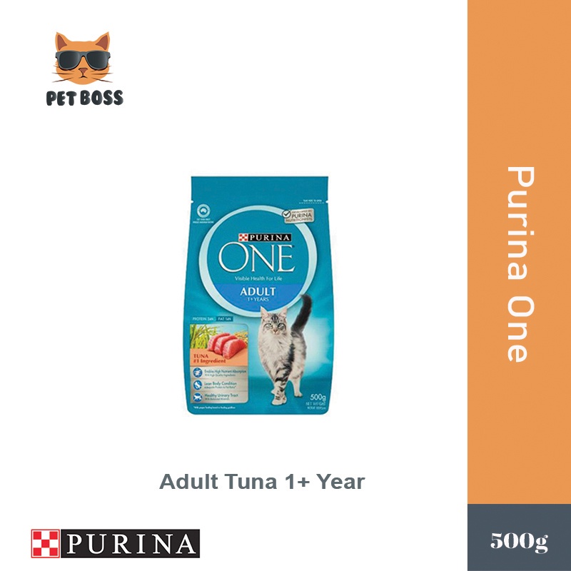 Purina One Dry Cat Food 500g / Makanan Kucing Purina One / Adult Tuna ...