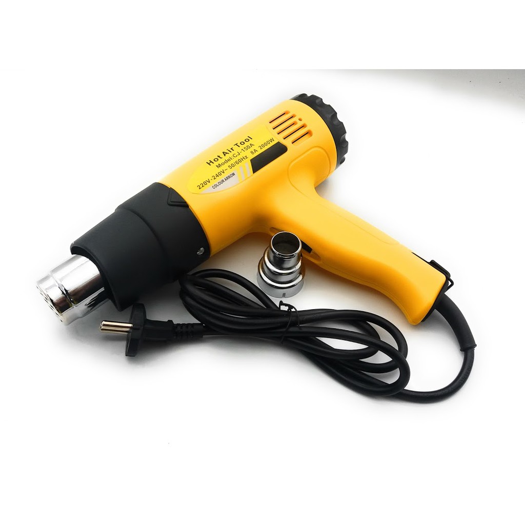 1800W Hot Air Gun Heat Gun Blower Shrink Gun Tools Adjustable ...