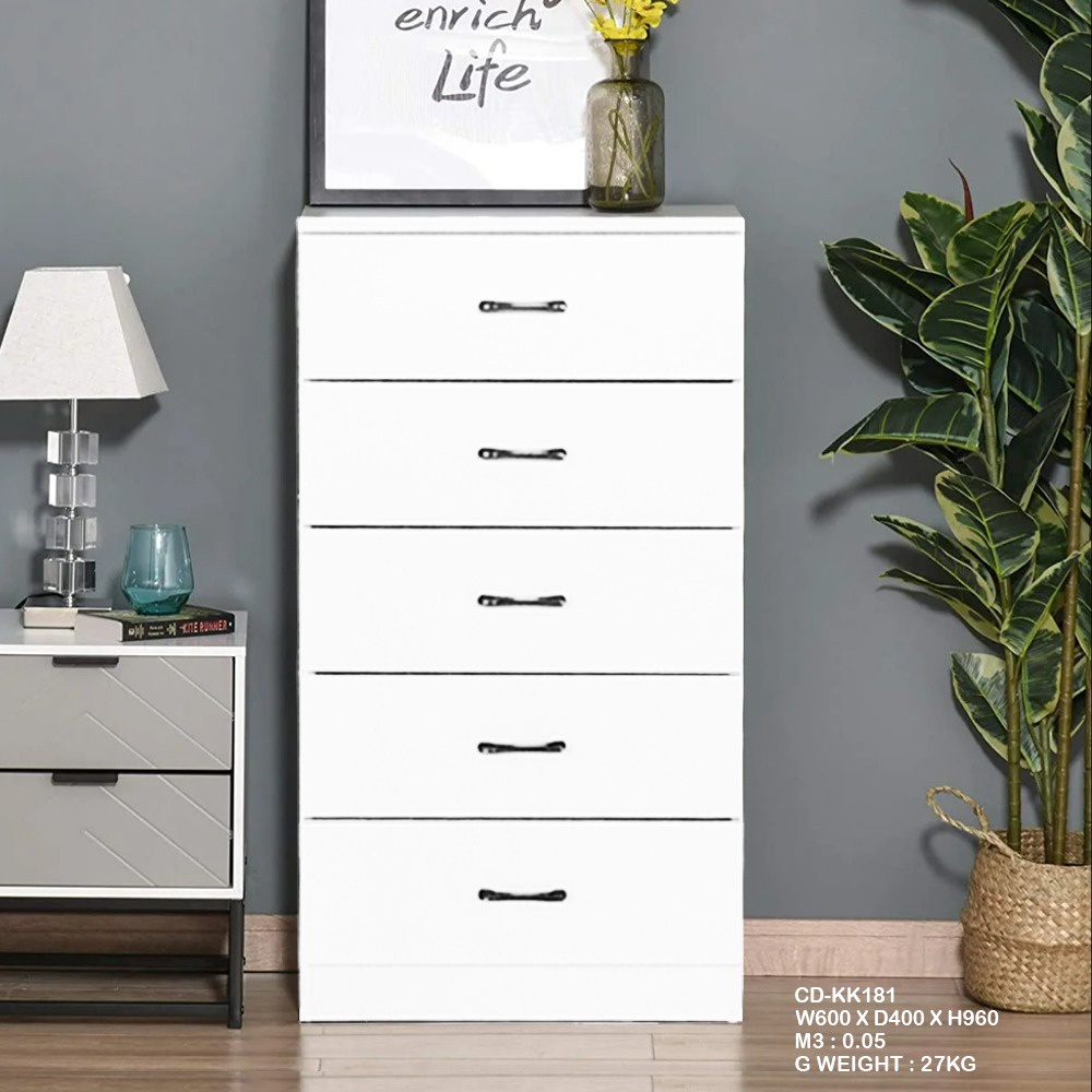 [N Design] Chest Drawer / Almari Pakaian Murah / Almari Laci / Wardrobe ...