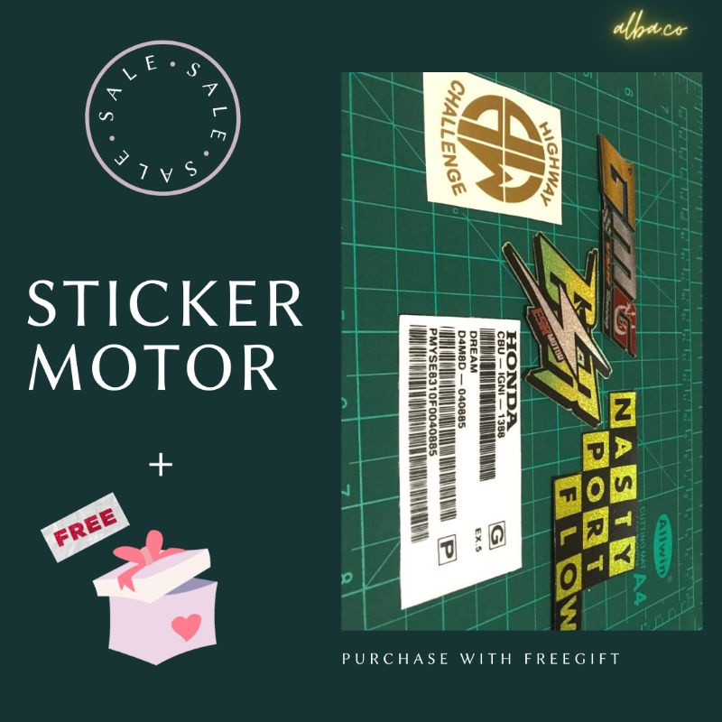 STICKER MOTOR (READYMADE) | Shopee Malaysia