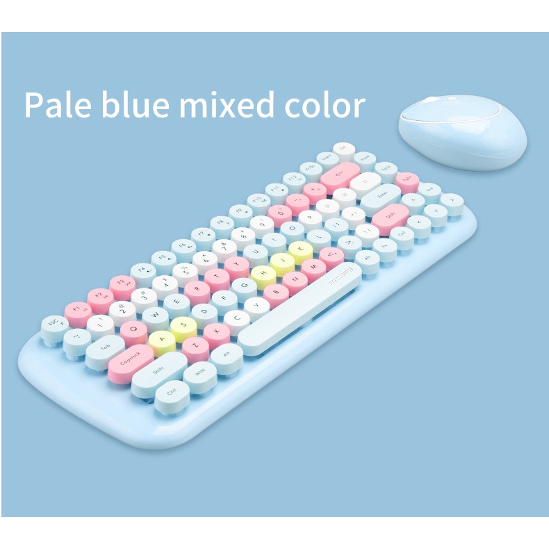 MOFII Candy / Candy Mixed Wireless Keyboard Set Typo PC Laptop Office ...