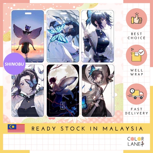 *Ready Stock*Shinobu Kochō Demon Slayer Kimetsu no Yaiba Card Holder ...