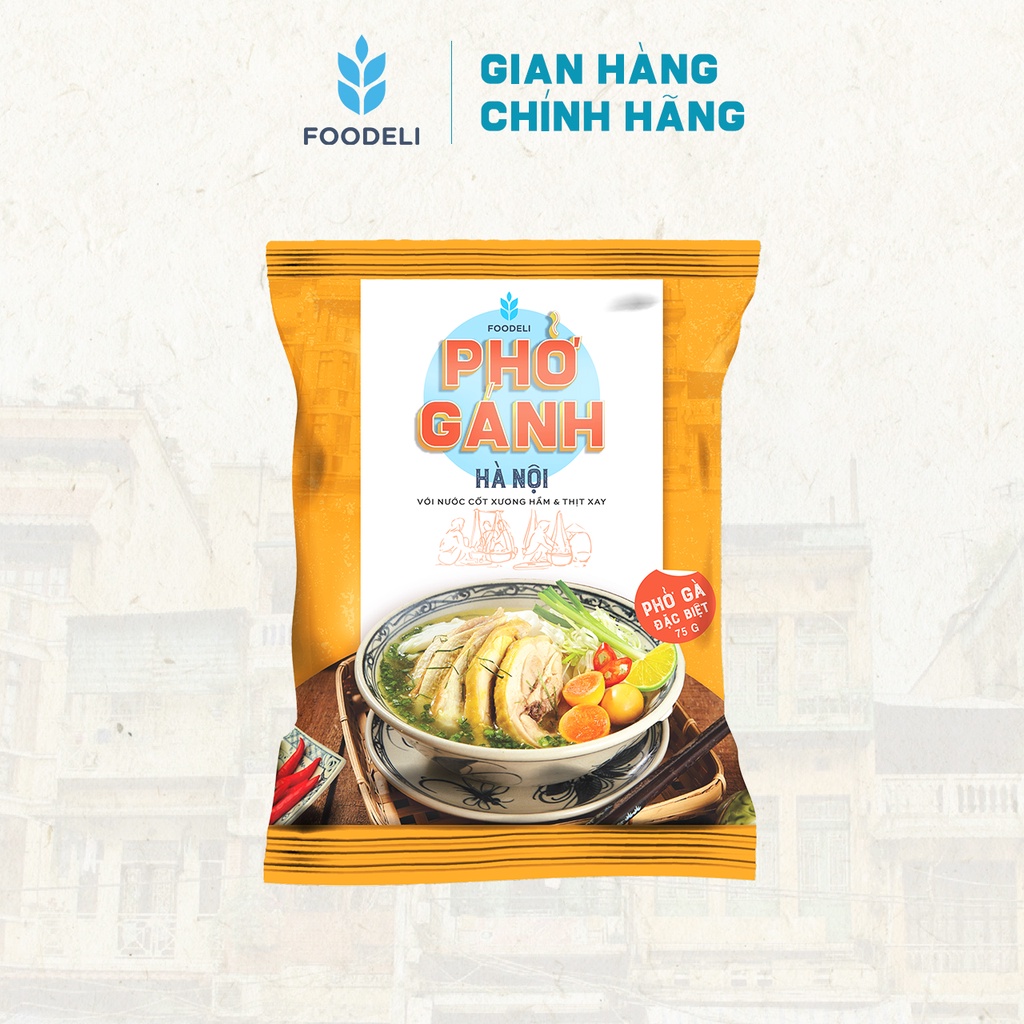 Instant Hanoi Pho Ganh - Special Chicken Pho (75Gr Pack) | Shopee Malaysia