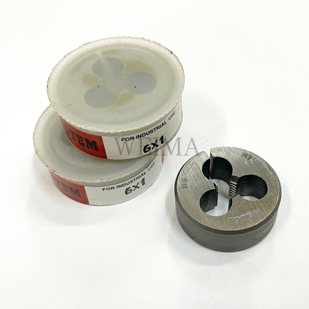 [READY STOCK] TOTEM CARBON STEEL ADJUSTABLE SPLIT ROUND DIE M2 to M10 ...