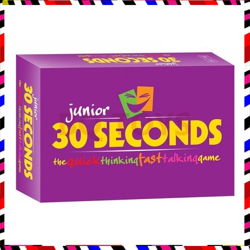 30 seconds Junior Card Games Board Games Card Games Family Game Kids Children Game | Shopee Malaysia