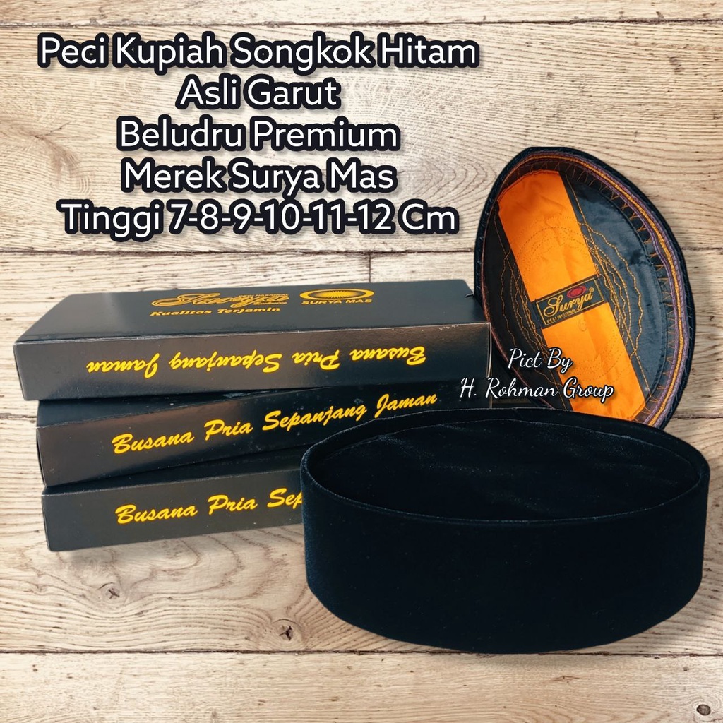 Peci Kupiah National Songkok Exclusive Super Brand Surya Mas Original ...