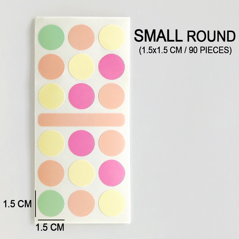 Kaki Jimat PET Stick on Notes 100pcs Fluorescent Stickers Bookmark ...