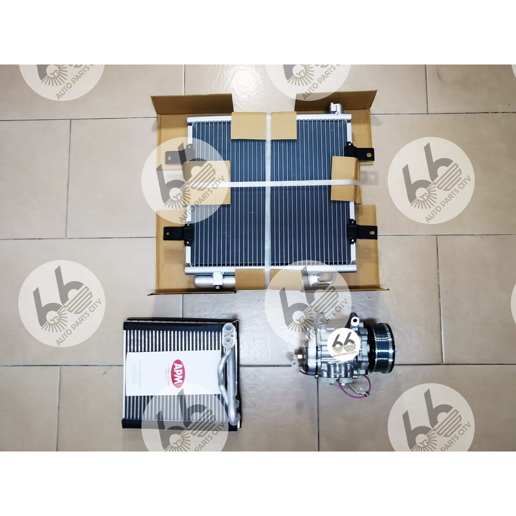 AIR COND TRIAD PERODUA AXIA(CONDENSER+COOLING COIL+COMPRESSOR) | Shopee ...