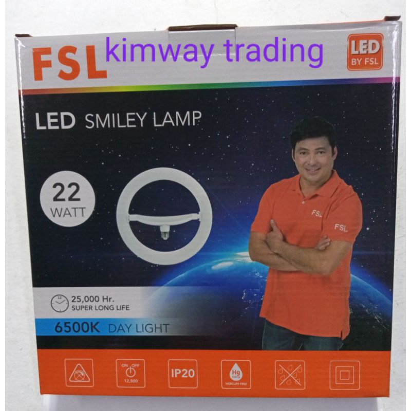 FSL LED Smiley Lamp 22watts (65k Daylight) | Shopee Malaysia