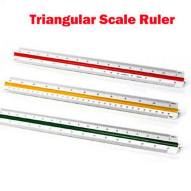 Triangle Scale Ruler - 30cm | Shopee Malaysia