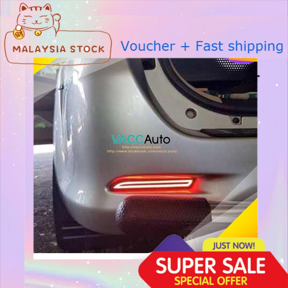 Toyota Vellfire Alphard Rear Bumper Reflector Lamp LED | Shopee Malaysia