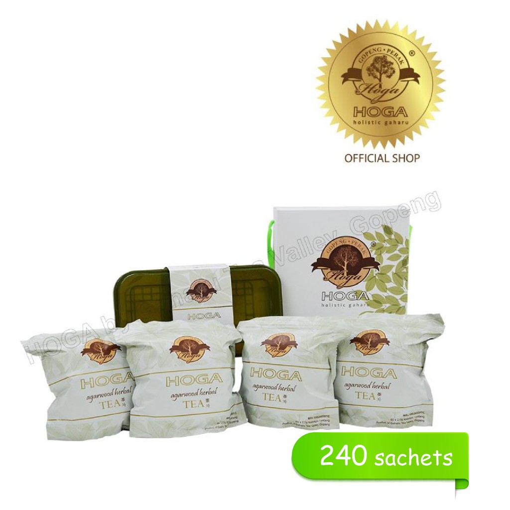 HOGA Gaharu Tea| Agarwood Herbal Tea(240TB)|贺嘉沉香茶|Organic Tea for ...